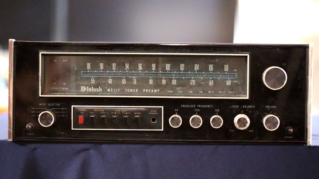 McIntosh MX117 Tuner/ Preamplifier- Vintage Audio Review Episode #103 ...