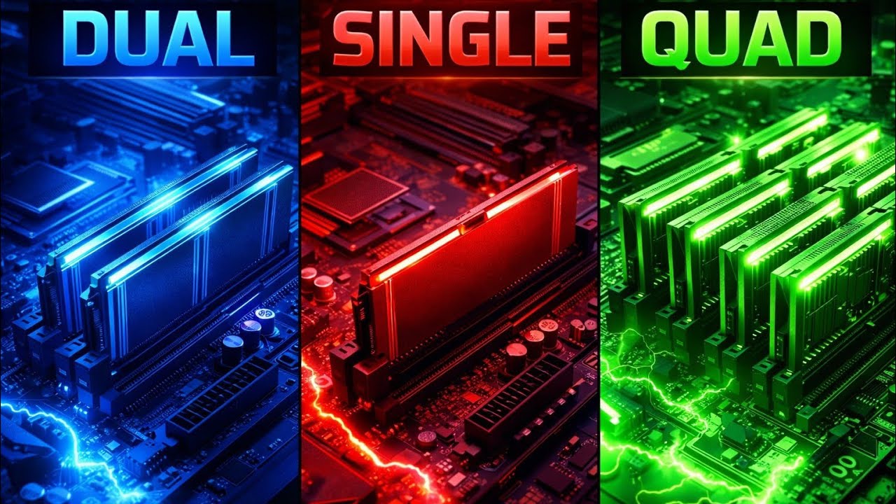 Single vs Dual vs Quad Channel RAM – Does More Channels = More FPS ...