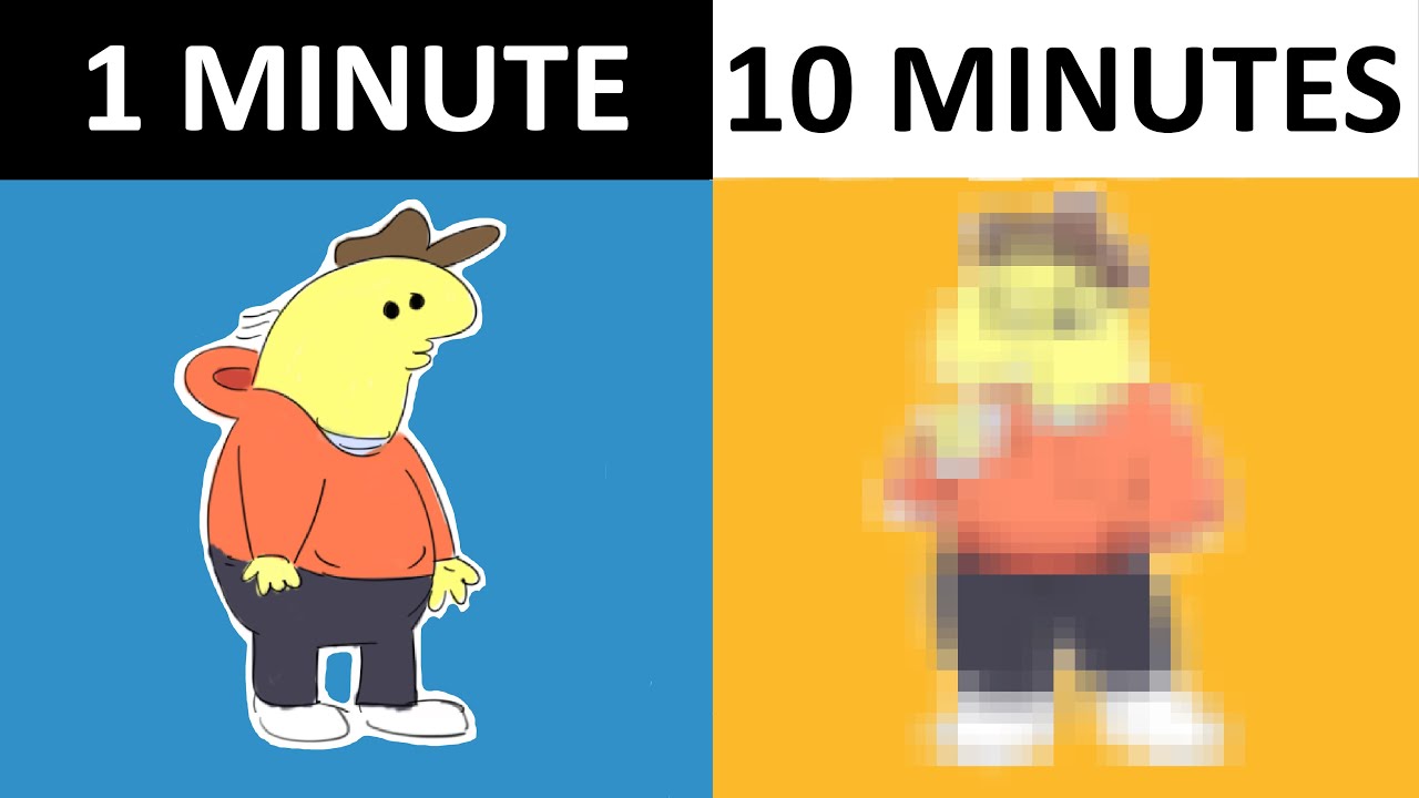 DRAWING CHARLIE in 10 MINUTES & 1 MINUTE! (Smiling Friends) - YouTube