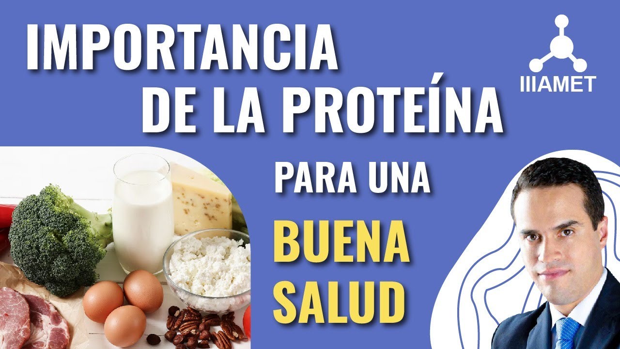 IMPORTANCIA DE LA PROTEINA PARA UNA BUENA SALUD - YouTube