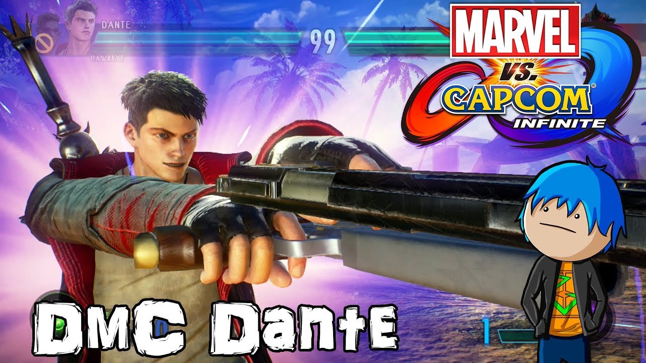 Marvel vs Capcom: Infinite - Dante Nephilim Costume Gameplay - YouTube