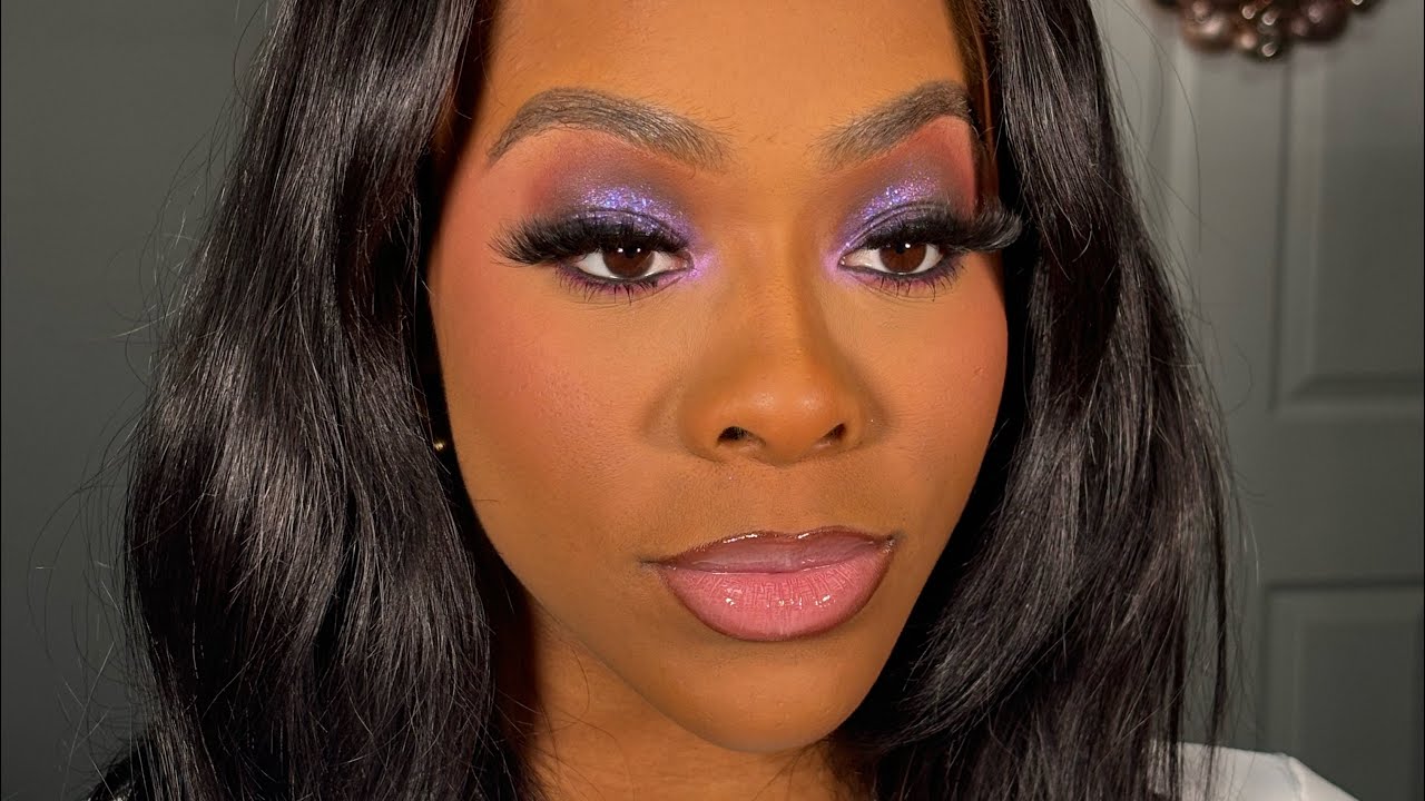 The Perfect NYE Glam makeup tutorial - YouTube