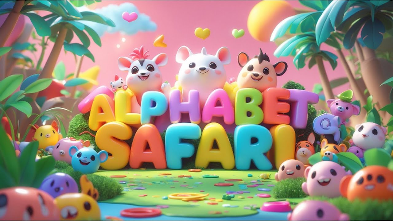 🎵 | Learn ABCs with Alphabet Safari A-Z | 🦁 Kids & Nursery Songs | 学习字母 ...
