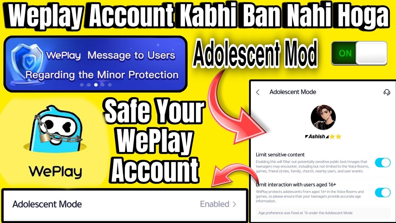 Weplay Adolescent Mod Full Ditails | WePlay Account Ban Hone Se kaise ...