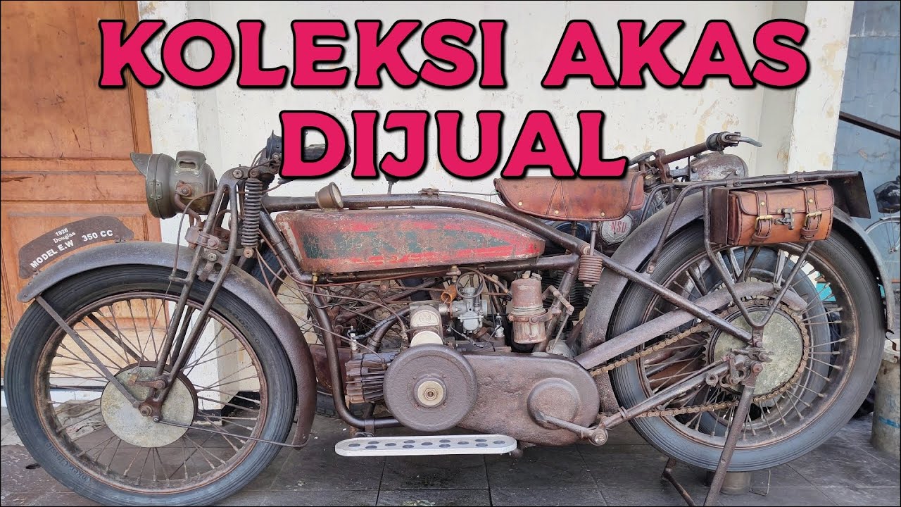 MOTOR ANTIK AKAS DIJUAL - YouTube