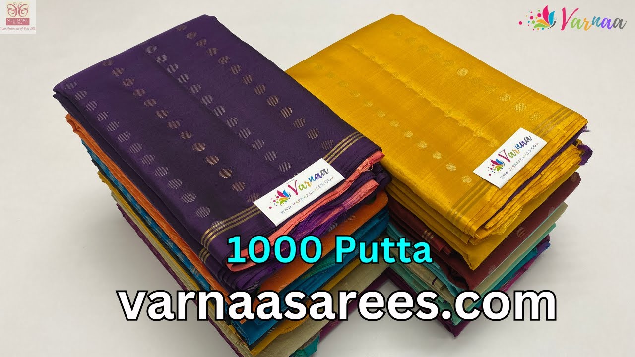 1000 Putta Soft silk sarees | soft silk sarees | Sirumugai silk sarees ...