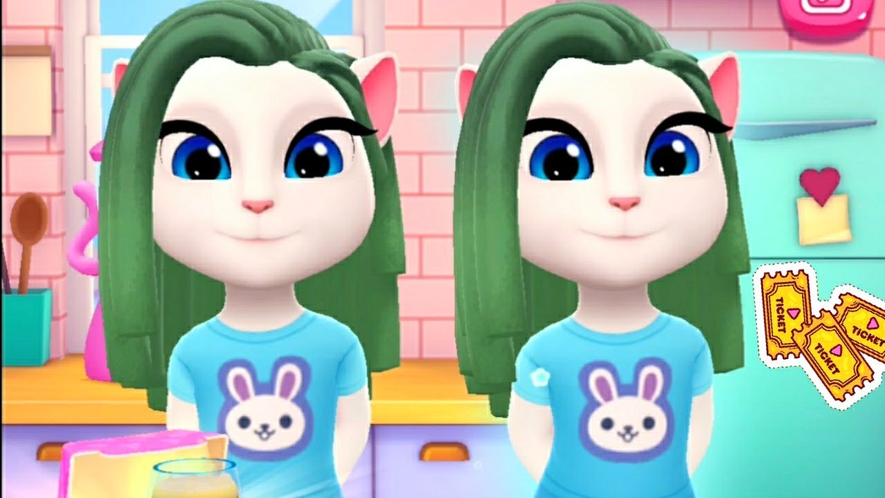 New Food Trick Double Angela - My Talking Angela 2 Android Gameplay # ...