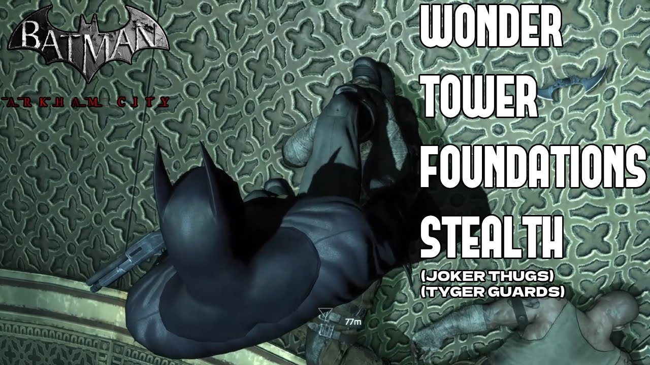 Batman clears out the Wonder Tower Foundations - YouTube
