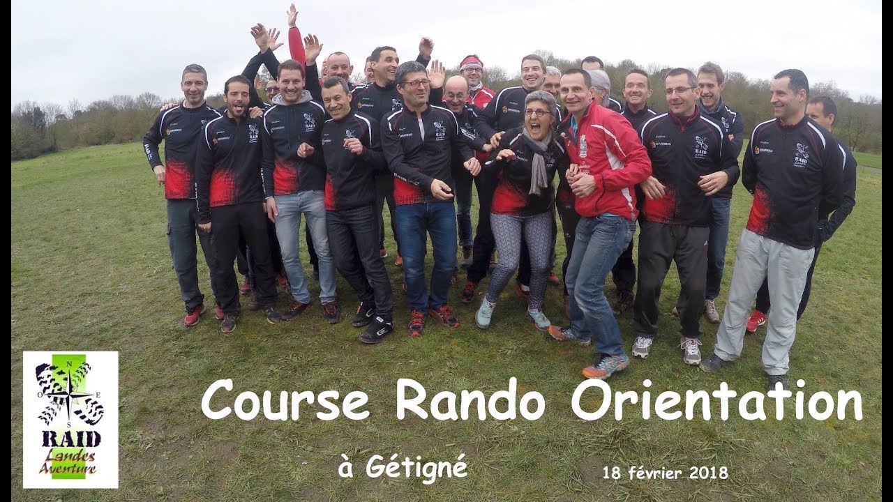 Course Rando orientation Raid Landes Aventure - 18 février 2018 Gétigné - YouTube