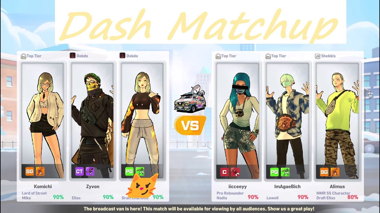 Freestyle 2 My New Draft Charlotte😼. 7️⃣ games of Dash vs Dash 🏃💨 - YouTube