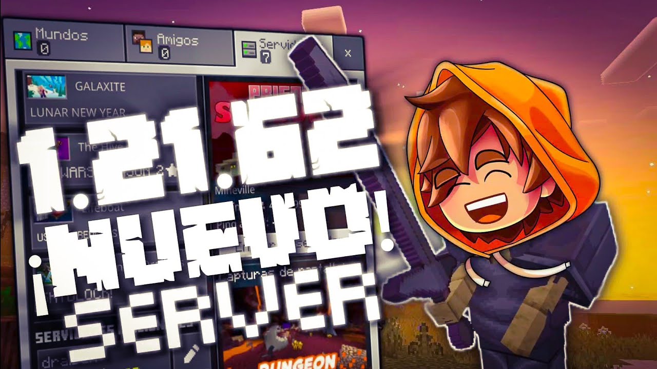 el NUEVO y MEJOR SERVIDOR SURVIVAL Para MINECRAFT 1.21.62 (No PREMIUM) JAVA- PE-Bedrock - YouTube