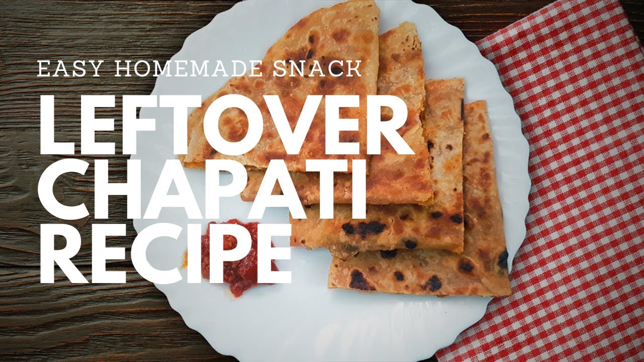 Easy Chapati Tacos Recipe | Desi Homemade Tacos from Leftover Roti ...