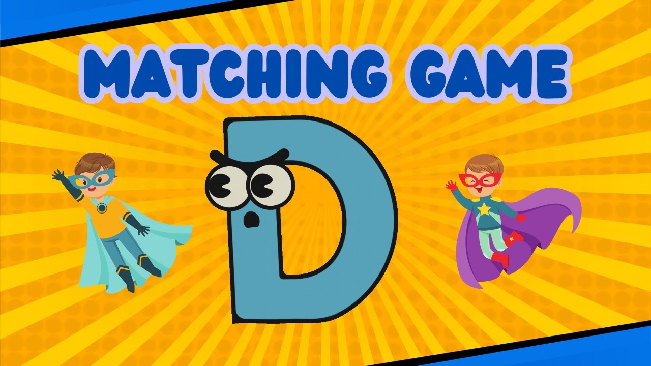 Fun Letter D Matching Game for Kids Makes Learning EXCITING! - YouTube