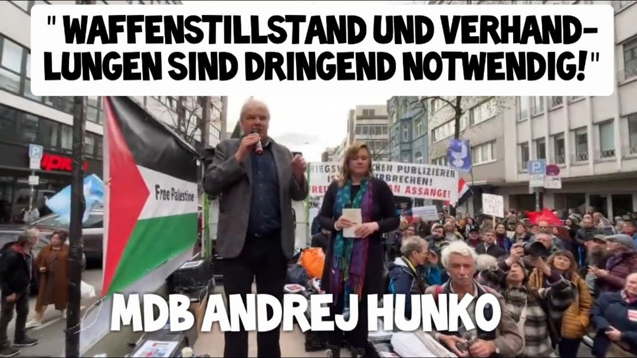 „Es muss Schluss sein mit diesem Krieg!“ 🕊 Rede MdB Andrej Hunko, BSW ...