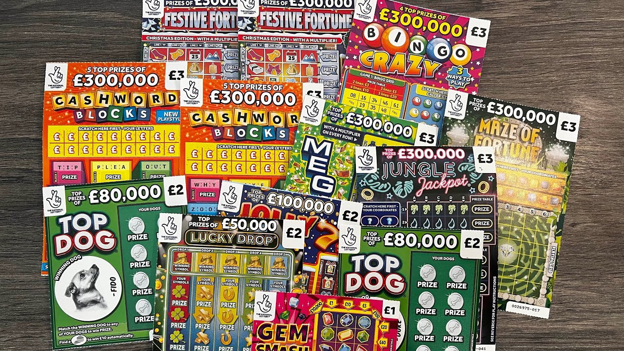 £33 NATIONAL LOTTERY SCRATCH CARD SESSION £3 CARDS AND £2 CARD MIX ...