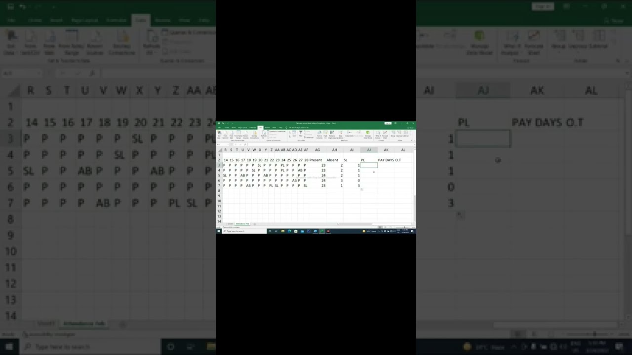 How To Calculate Paid Leave On Attendance In Excel Quickly Excel How To Calculate Paid Leave On Attendance In Excel Quickly Excel