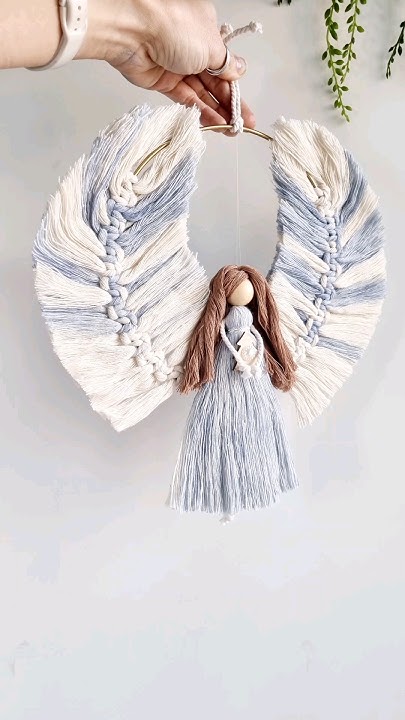 Мастер класс по изготовлению ангела в технике макраме Youtube