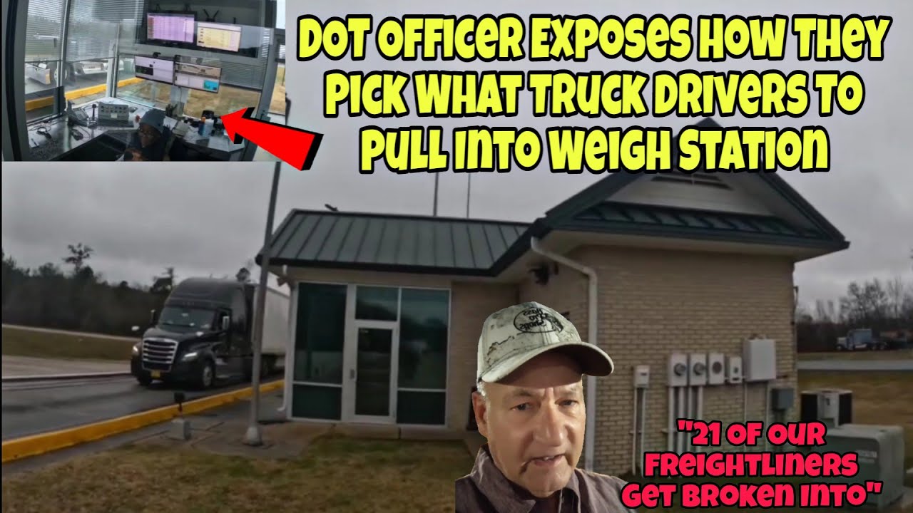 DOT Officer Exposes How They Pick What Truck Drivers They Pull Into ...