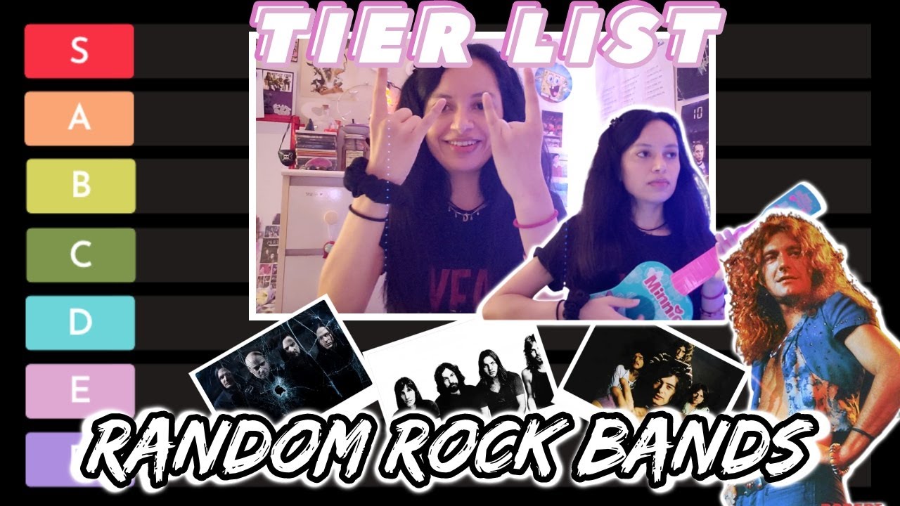 ranking rock bands at random - tier list style - YouTube