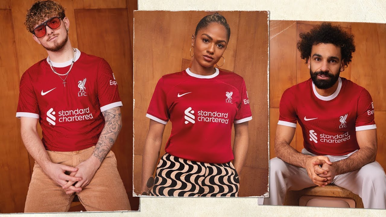 Liverpool become the first Premier League club to unveil their new kit ...
