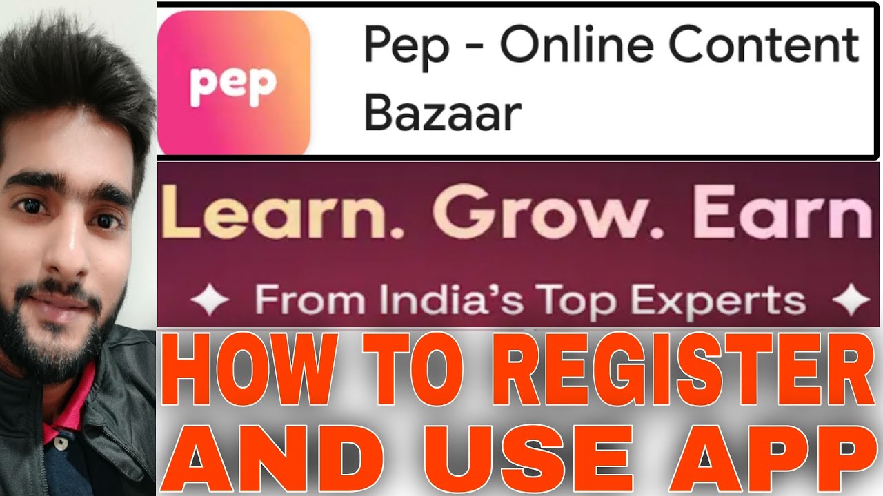 Pep online content bazaar me kaise registeration and use kare | pep app learn grow and earn ...