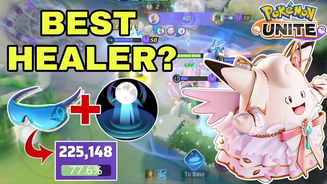 INSANE HEALING | Why CLEFABLE is the Best Healer in Pokemon Unite ...