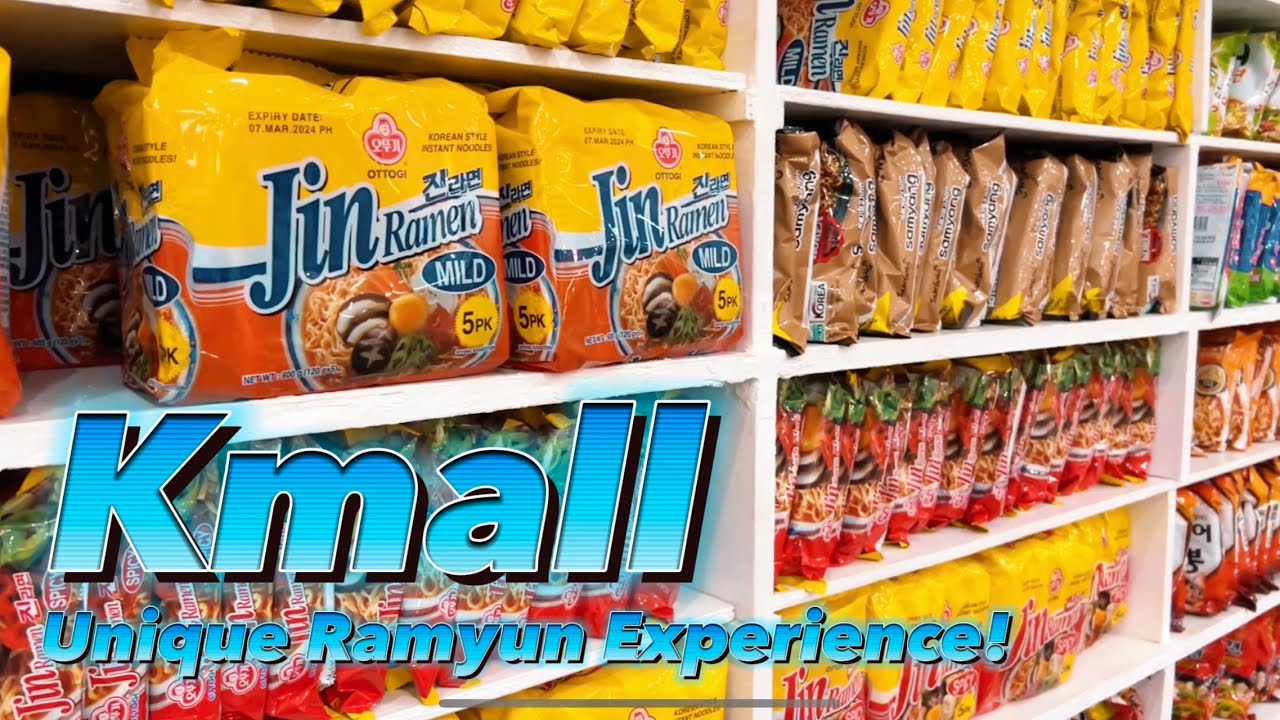 RAMYUN GALORE! | Korean Noodles at Kmall Timog - YouTube