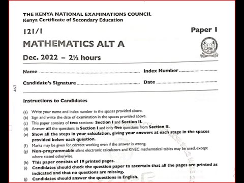 Equation of a circle. kcse 2022 paper 2 number ten. #maths - YouTube