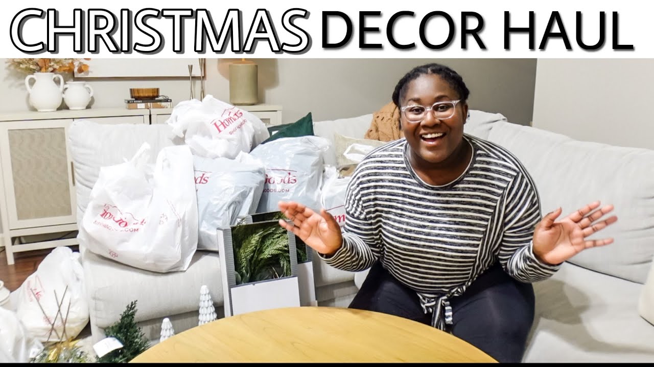 *NEW* CHRISTMAS DECOR HAUL 2022 | Target & Home Goods Christmas Decor ...