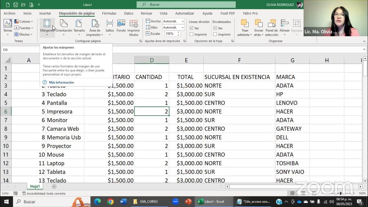 DIPLOMADO EN EXCEL Y WORD MÓDULO: EXCEL BÁSICO- OPERACIONES BÁSICAS CON ...