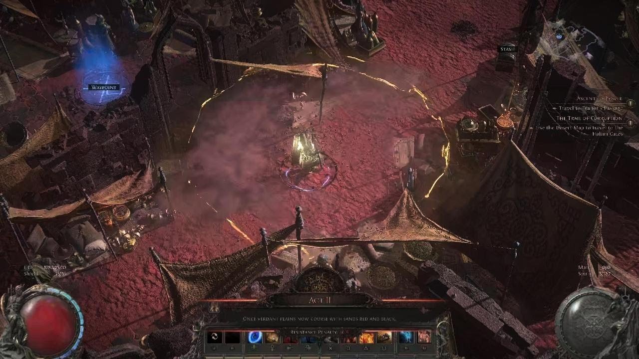 Path of Exile 2 Beta Angry Warrior Screams At Sand - YouTube
