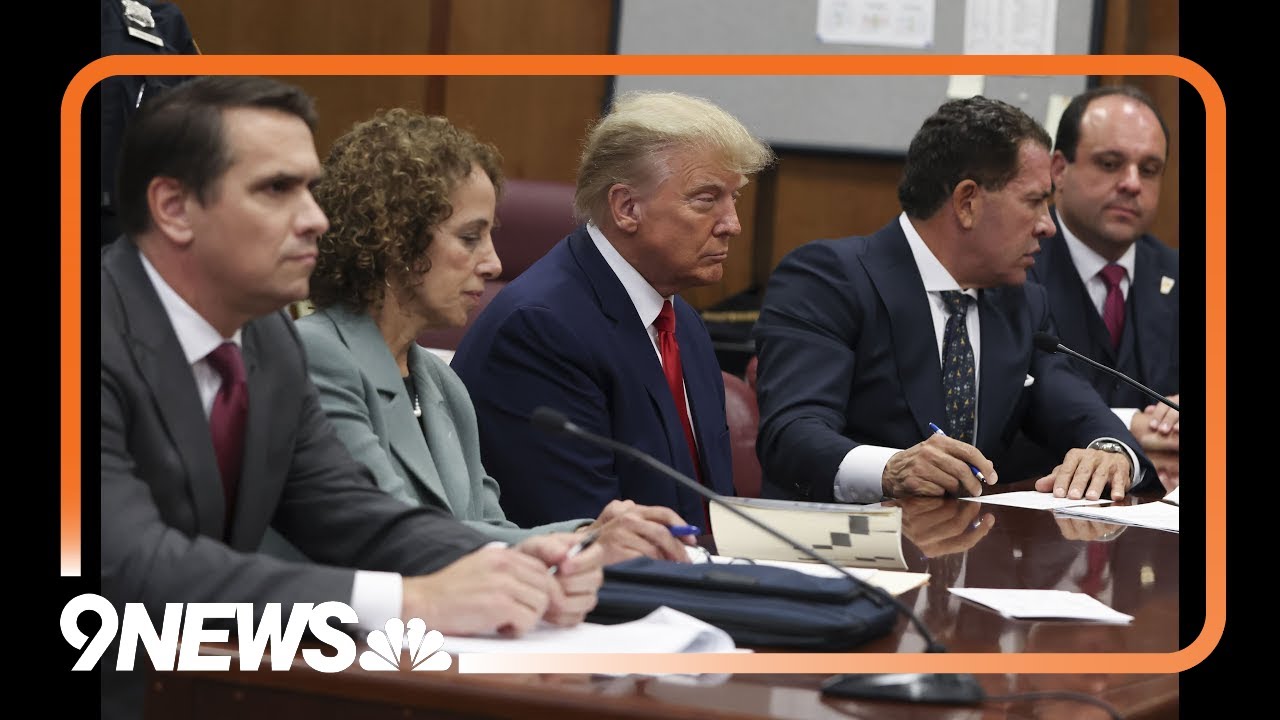 Trump pleads not guilty to 34 felony charges in historic arraignment ...