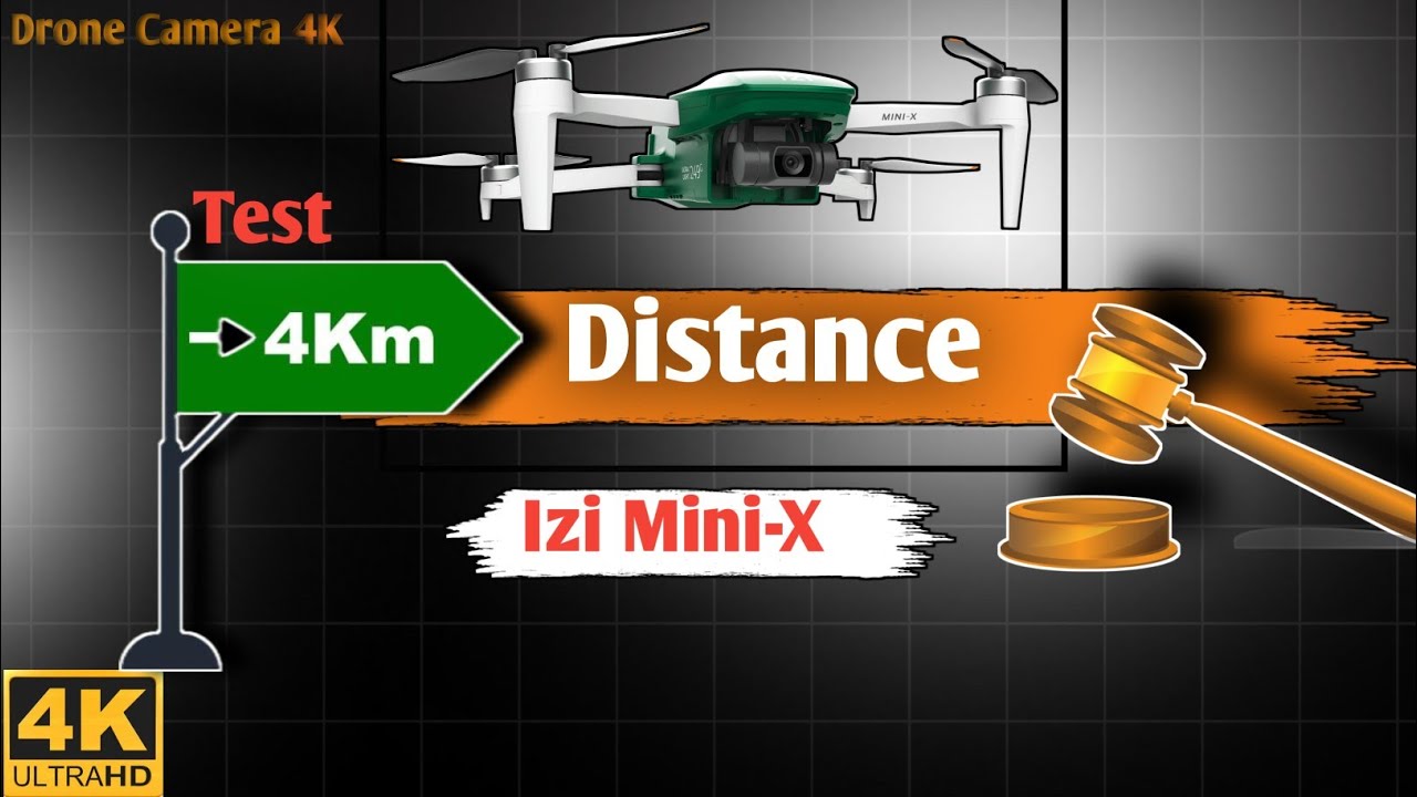 Drone| Distance 😨 4km video |izi mini-x| review| 4 km transmission ...