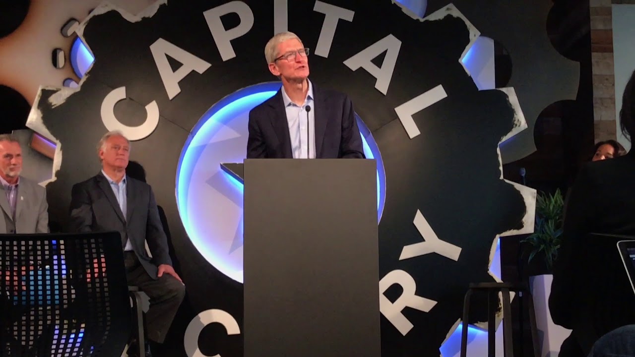 Apple’s Tim Cook announces collaboration with Austin Community College ...