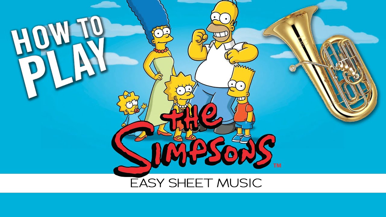 Tuba "The Simpsons" EASY Sheet Music - YouTube