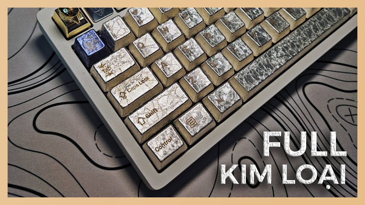 Keycap Full Kim Loại Nó Như Thế Nào? | Awekeys Wild Ice Full Metal ...