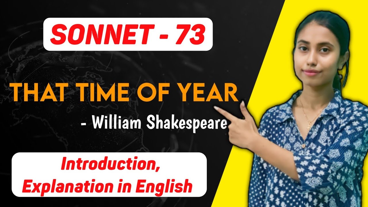 “That Time of Year" by William Shakespeare | SONNET 73 English ...