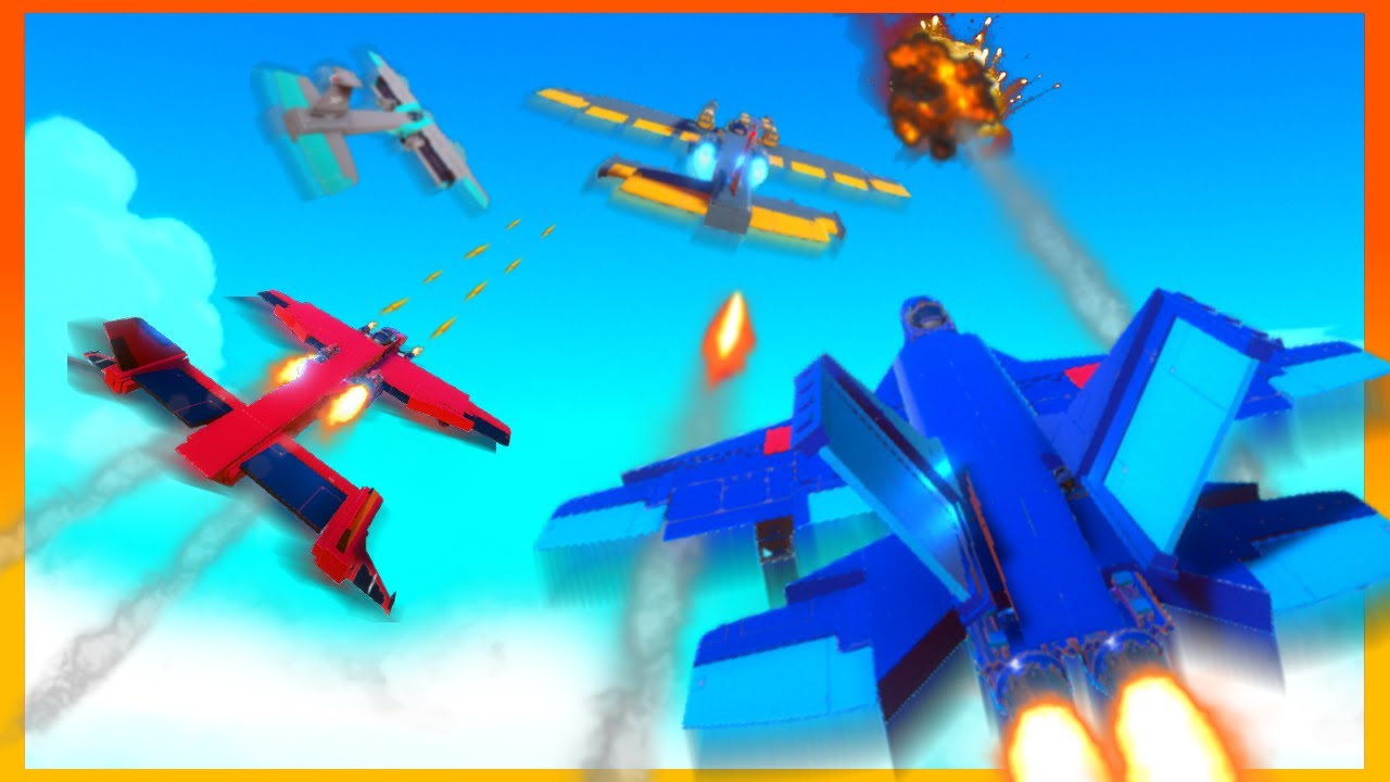 This 2v2 DOGFIGHT Was INSANE! (DEVS VS CREATORS)| Trailmakers ...