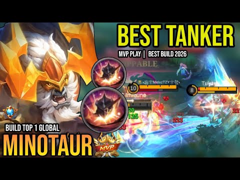 MINOTAUR BEST BUILD 2026 | BUILD TOP 1 GLOBAL MINOTAUR GAMEPLAY | MOBILE LEGENDS✓