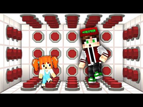 100 GİZEMLİ BUTON | Minegreen Minecraft