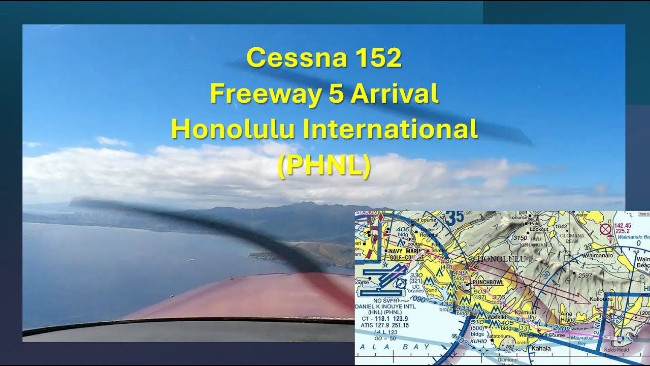 Cessna 152 Freeway 5 Arrival How To With A Twist - YouTube