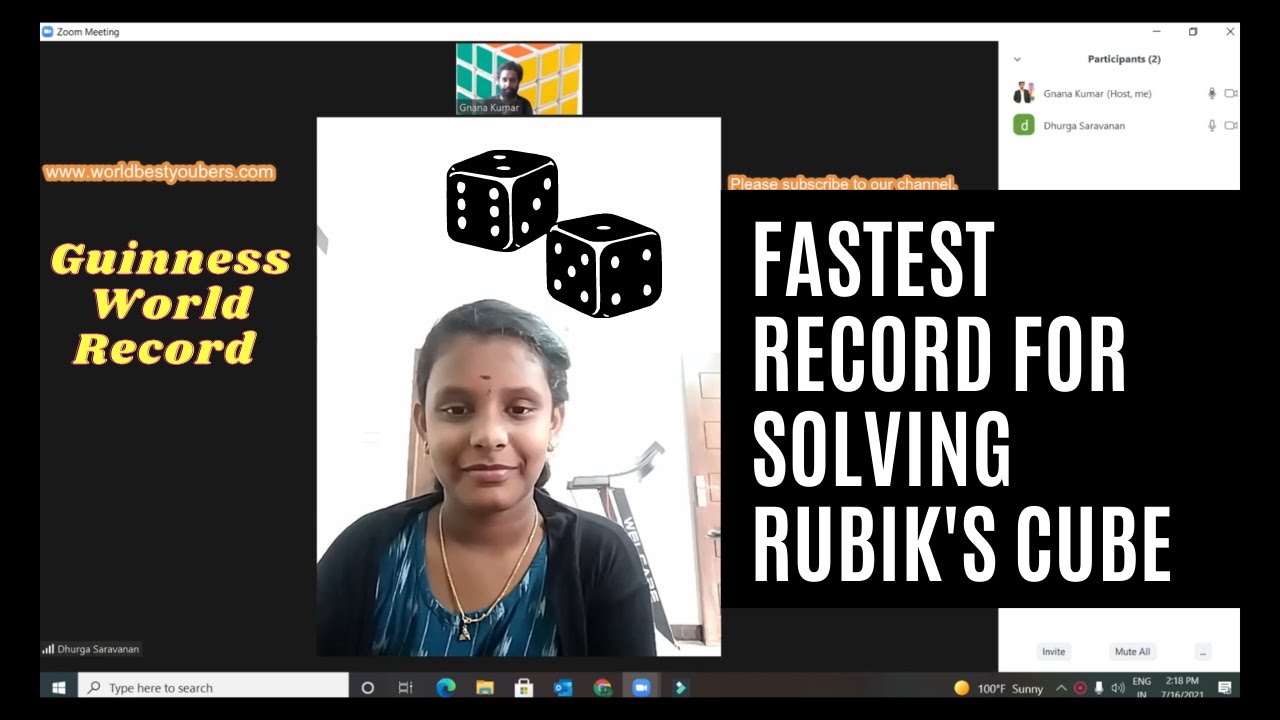 The Fastest Record for Cube Solving | 3 Rubik's cubes! - Guinness World ...