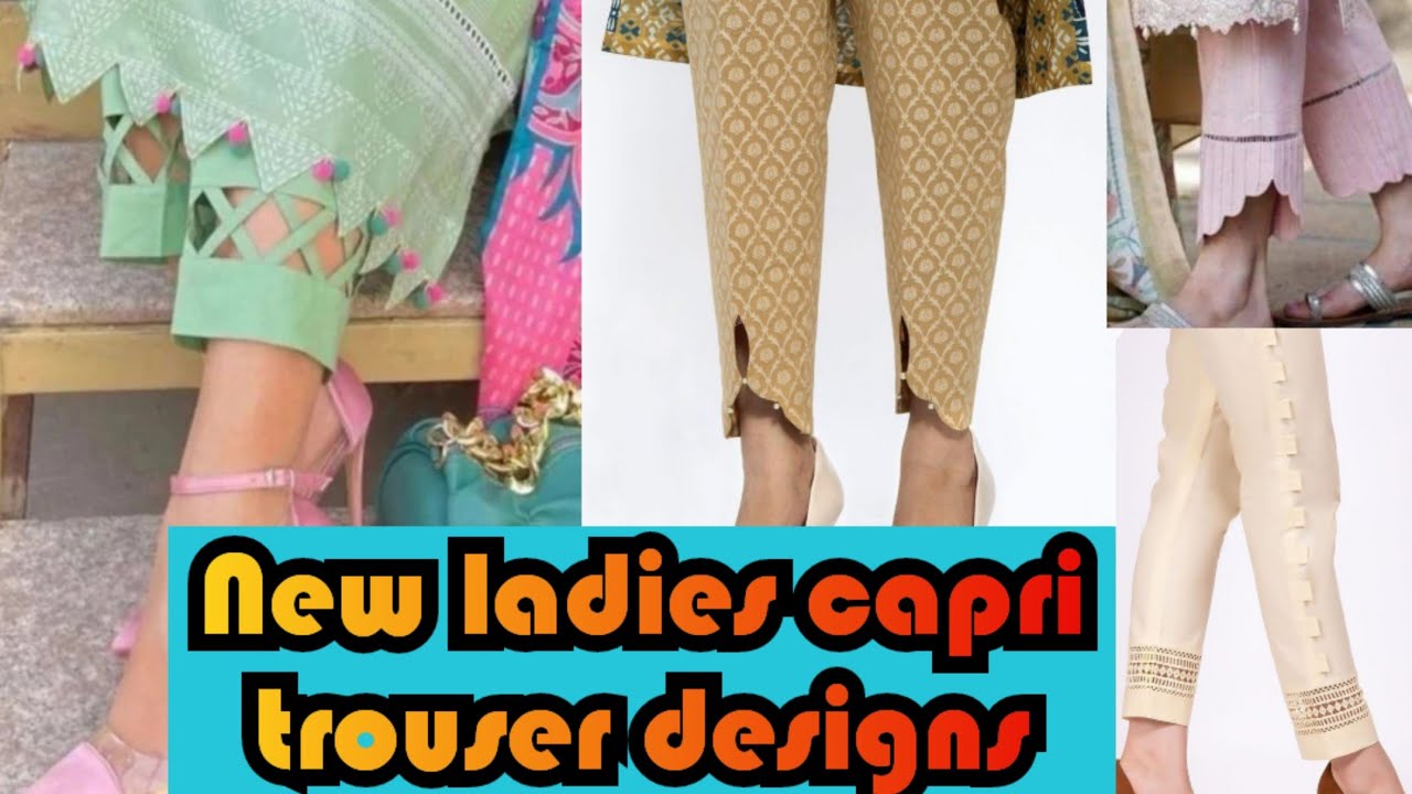 New capri trouser design]] latest & Stylish pant trouser designs for ...