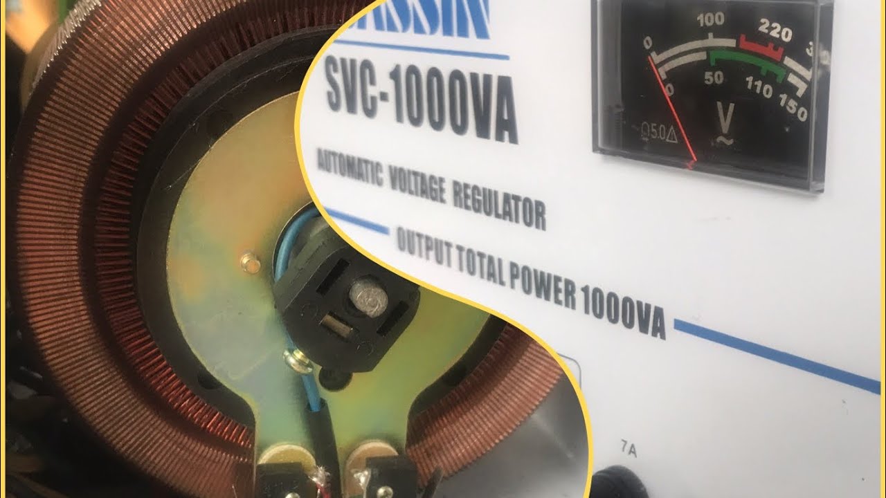 1KVA AVR no output voltage fixed!! - YouTube