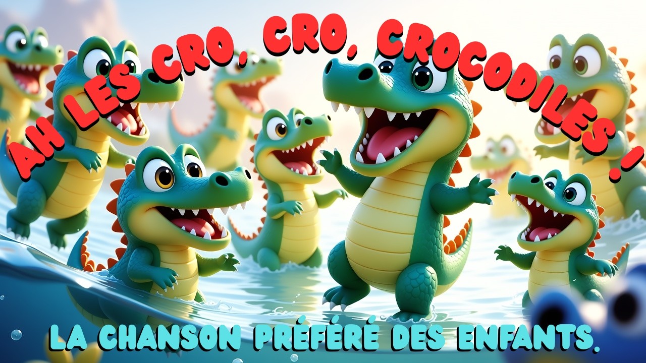 Les crocodiles ! - Top chanson pour enfants (Ah les crocodiles, un ...