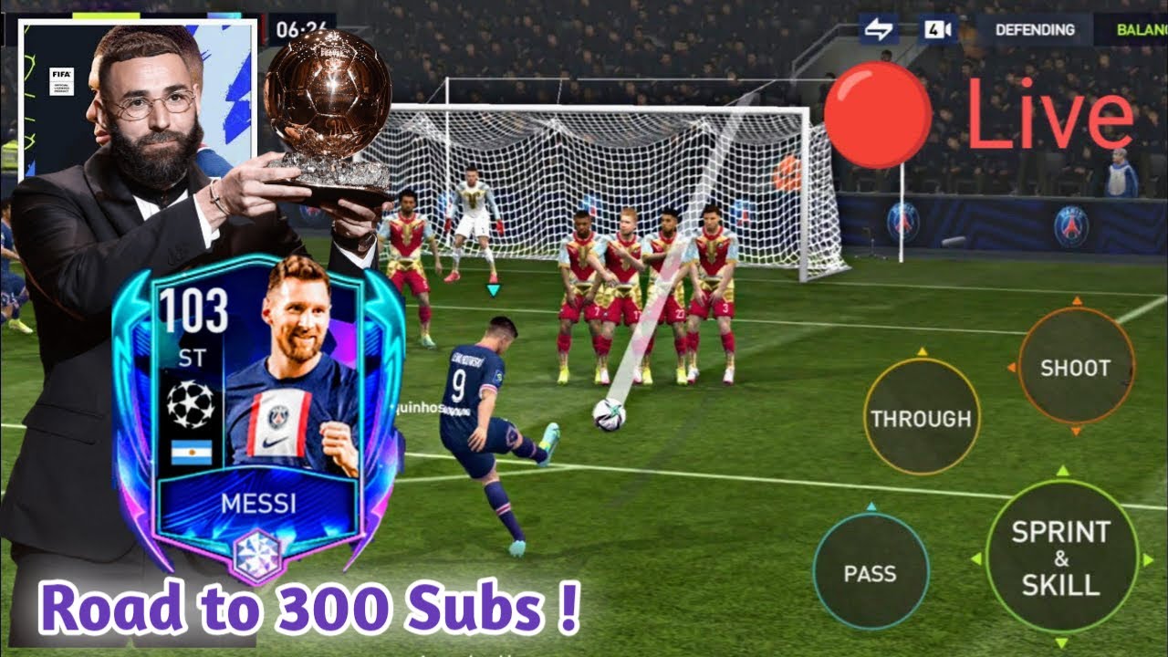 Messi(103 ST)Gameplay| Fifa Mobile Gameplay | 😍Good stream😍 SCREAM TEAM ...