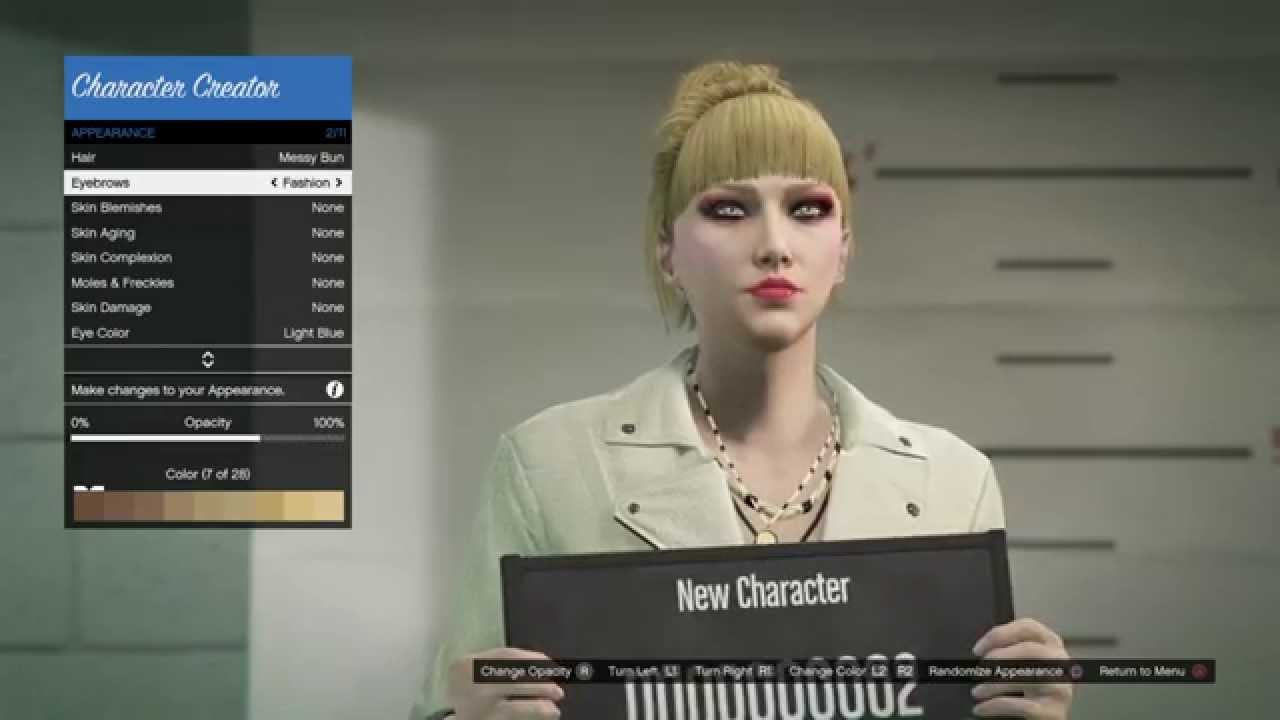 GTA Online - Fashion Model Character Customization - YouTube