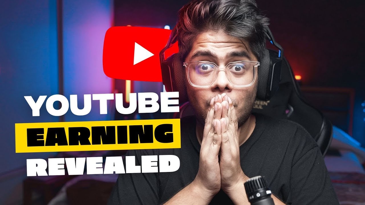 My YouTube Earning Revealed! (with less views) 😳 - YouTube