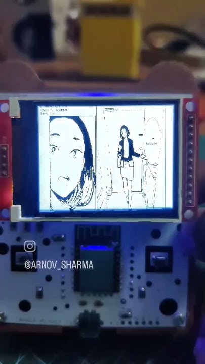 DIGITAL MANGA READER! #arduino #diy #ANIME - YouTube