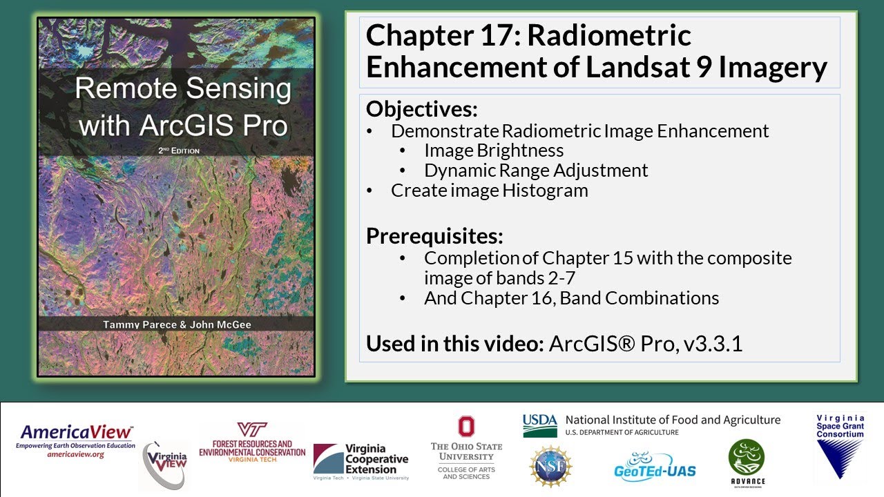 Chapter 17 Radiometric Enhancement of Landsat 9 Imagery - YouTube